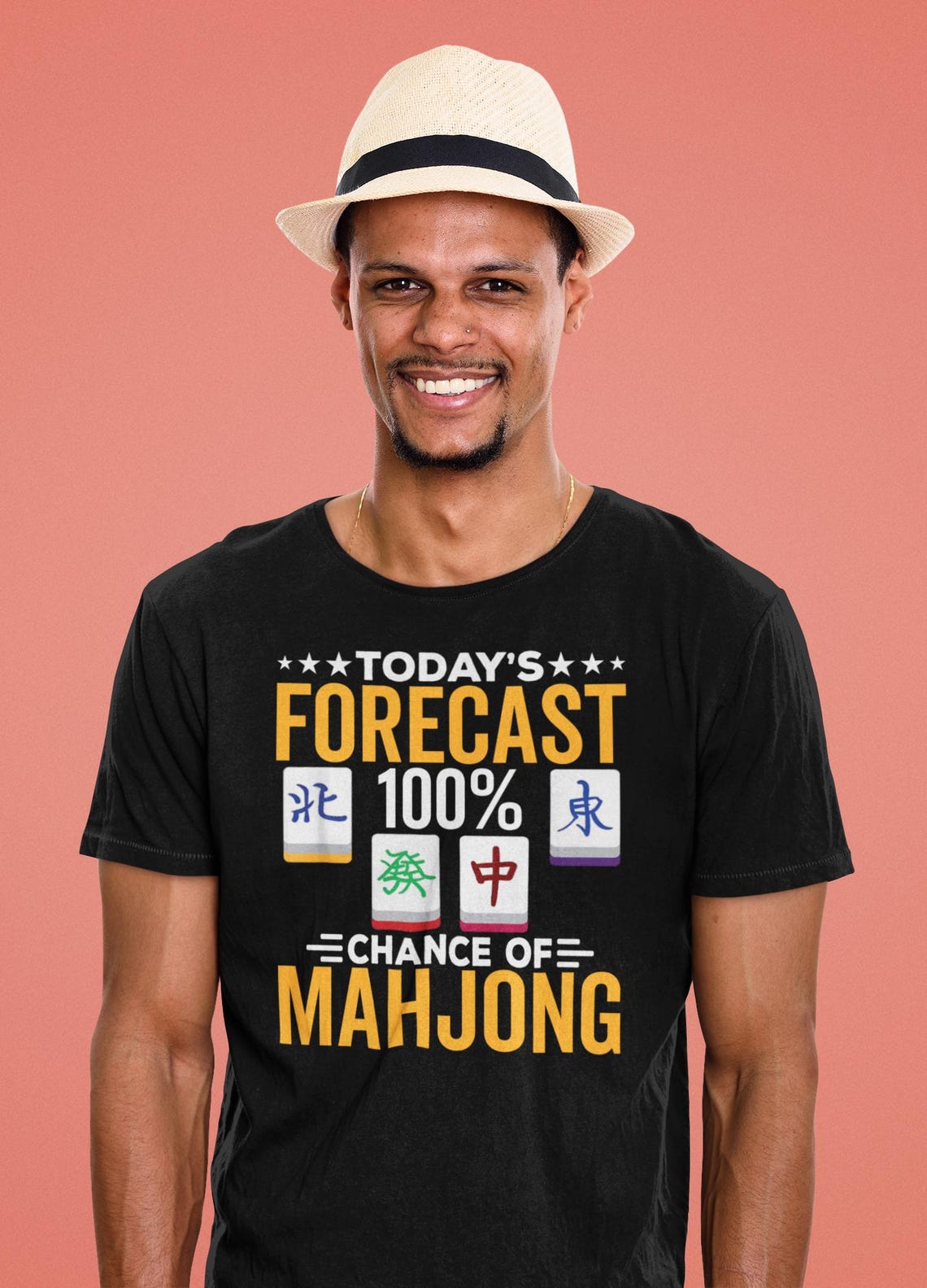 Today's Forecast 100% Chance of Mahjong Shirt, Mahjong Lover Shirt ...
