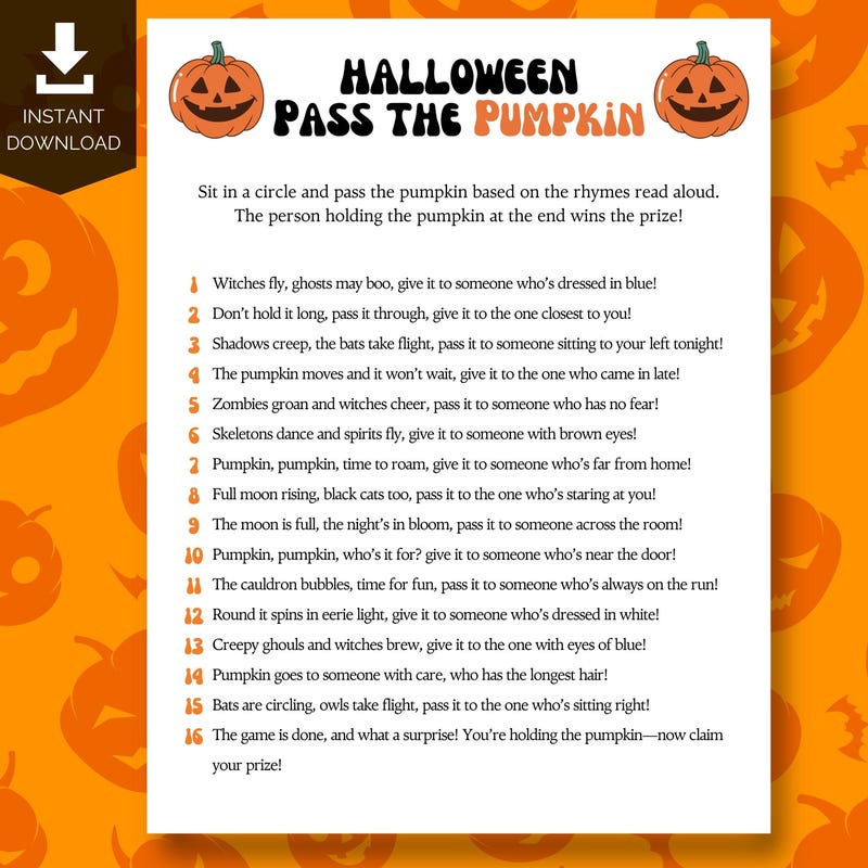 Adult Halloween Games - Etsy