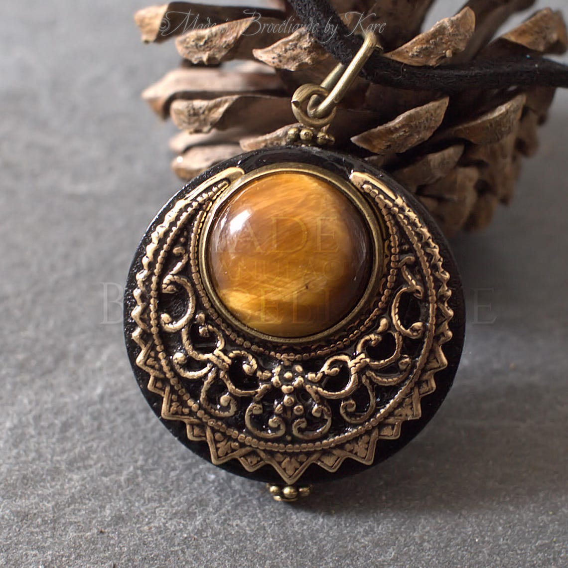 Amulet Protection Necklace Pendant Lleuad | Etsy