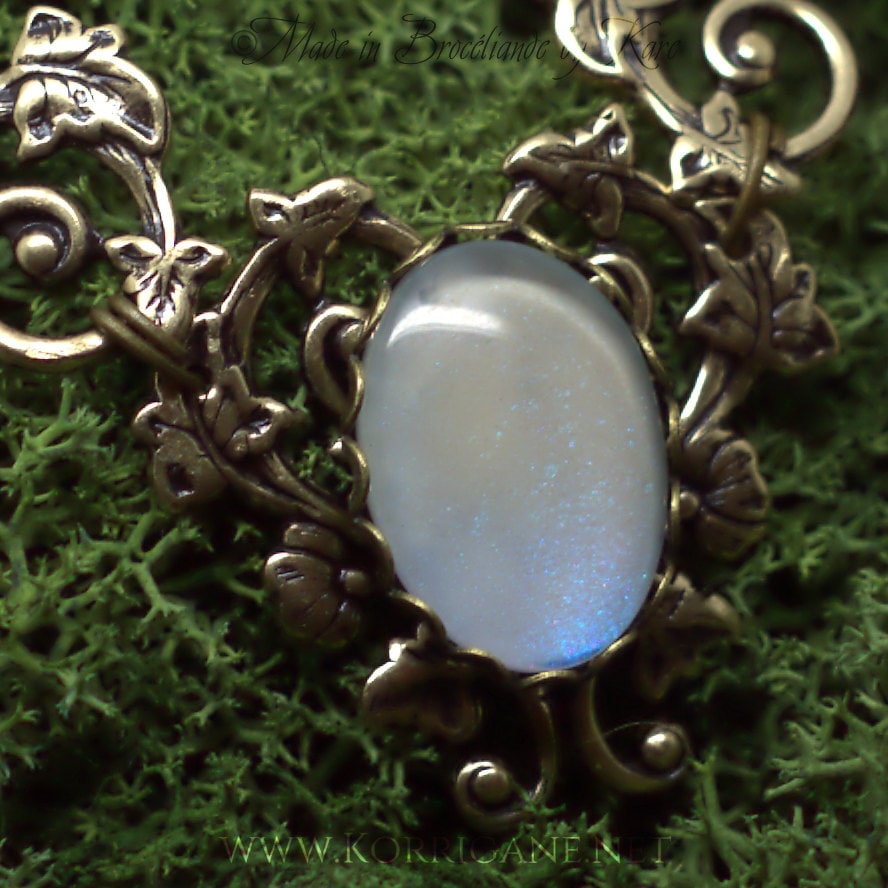 Korrigane Diadem Tiara Moonstone Effects & Opalite Bronze - Etsy