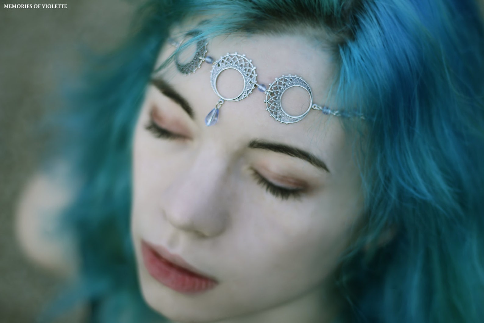 Triple Moon Goddess Faery WICCA Circlet Tiara Choose Your - Etsy