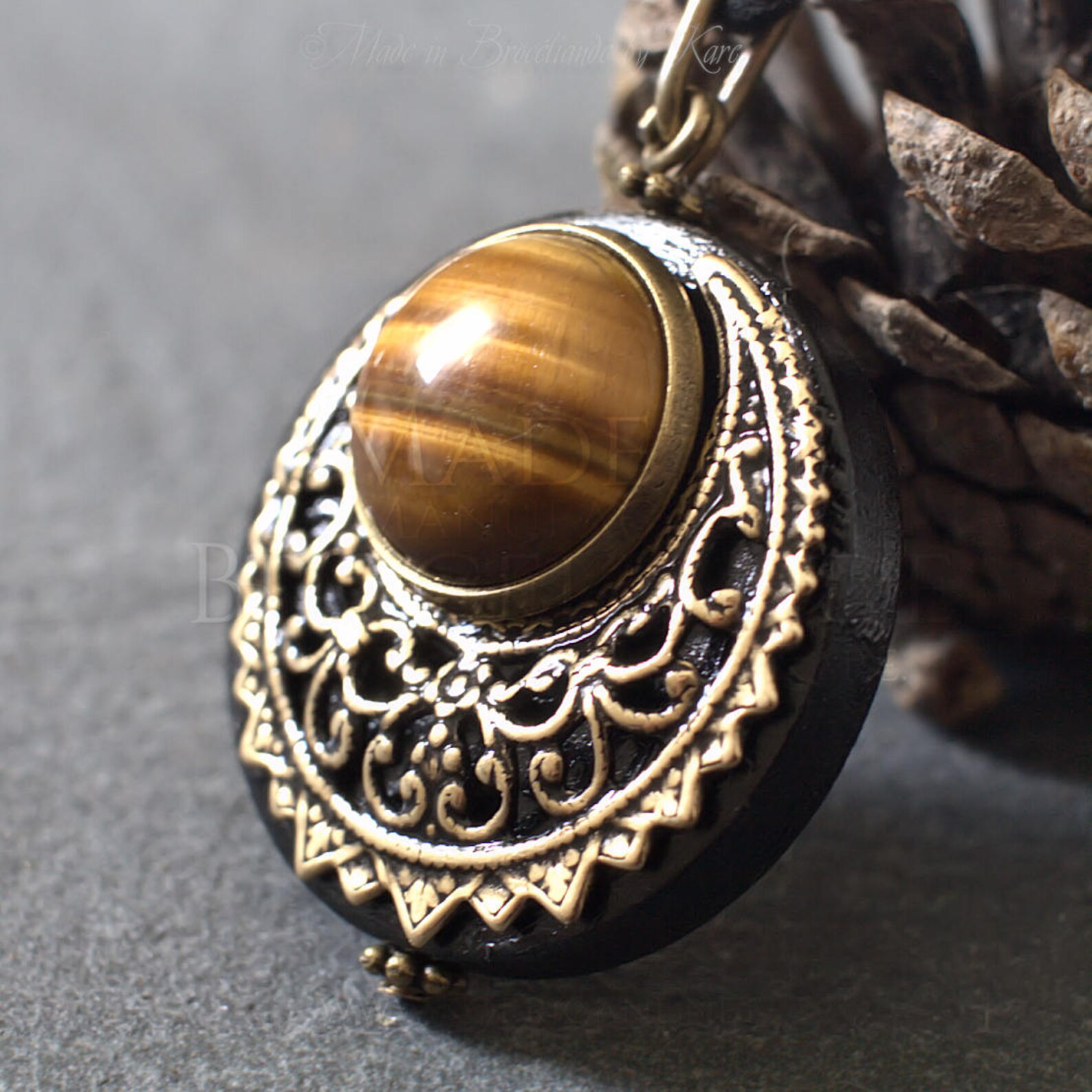 Amulet Protection Necklace Pendant Lleuad | Etsy