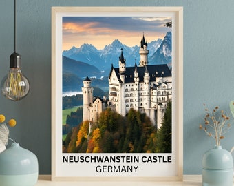 Neuschwanstein Castle Digital Download - Etsy