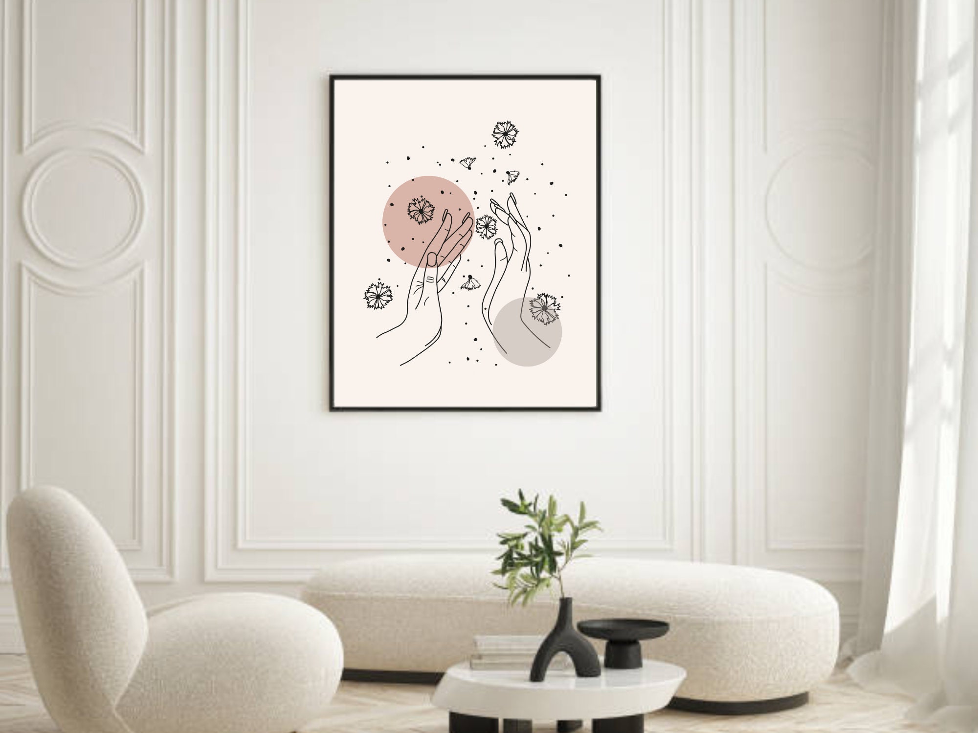 HOLDING HANDS PRINT, Digital Download, Minimalist Wall Art, Holding ...