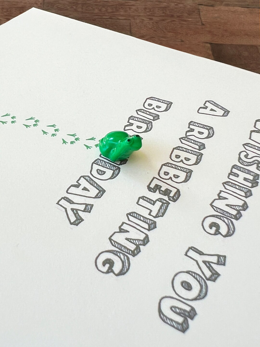 Personalized 3D Pop-up Frog Birthday Card Handmade Greeting for Frog ...