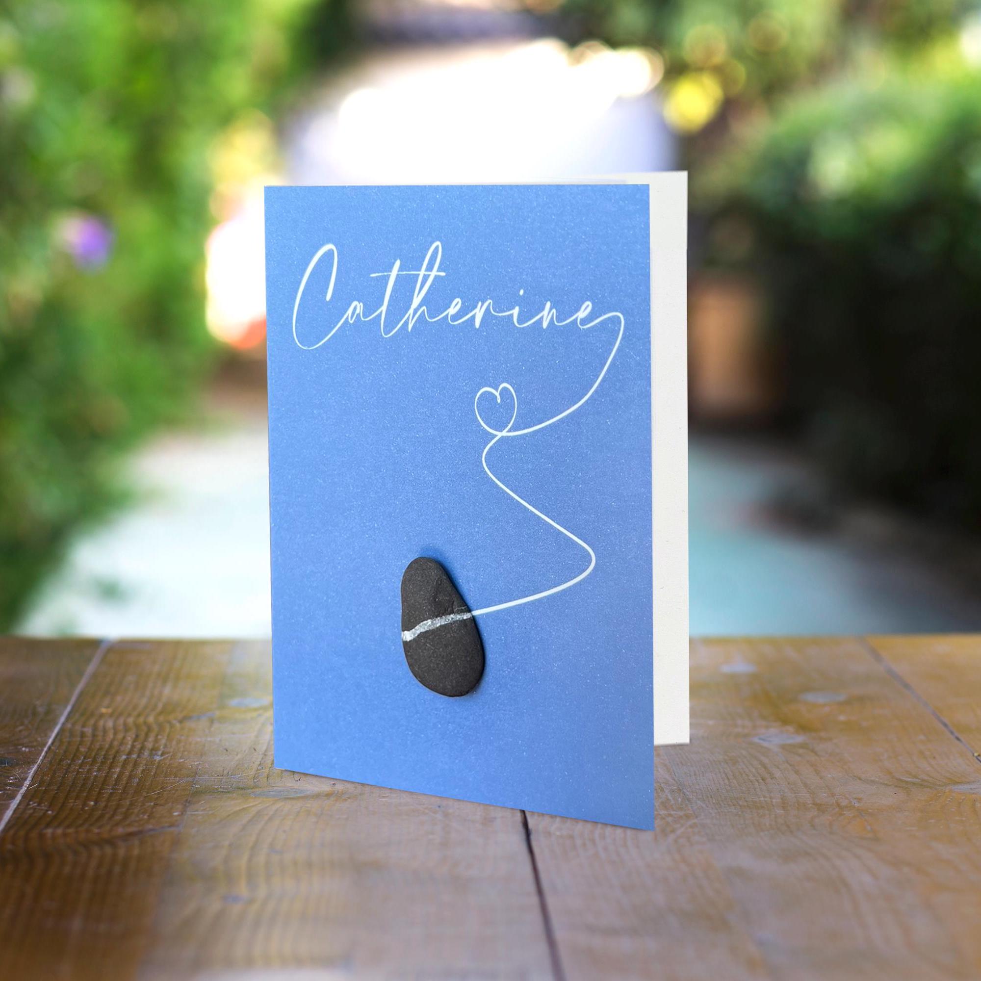 Wishing Stone Cards, Wife/husband/friend/family Personalized Card ...