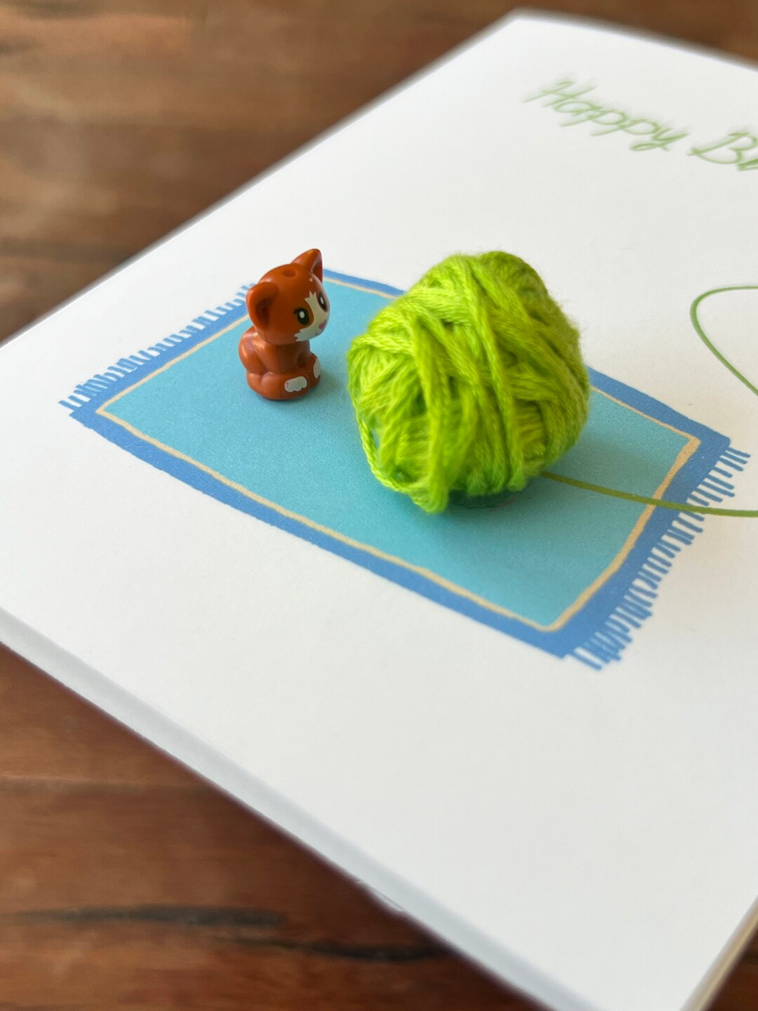 3D Kitten Birthday Card, Personalized Kitten Happy Birthday Greeting ...