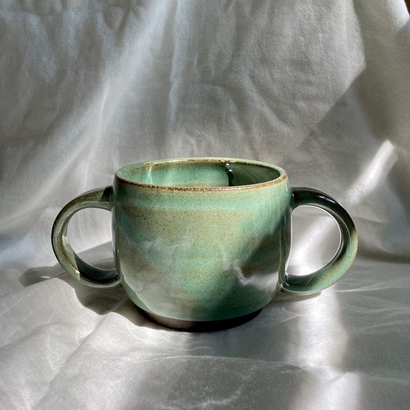 Double Handled Cup - Etsy