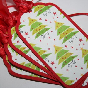 Set of 5 Christmas Tags Gift Tag Hang Tag Gift Enclosure - Etsy