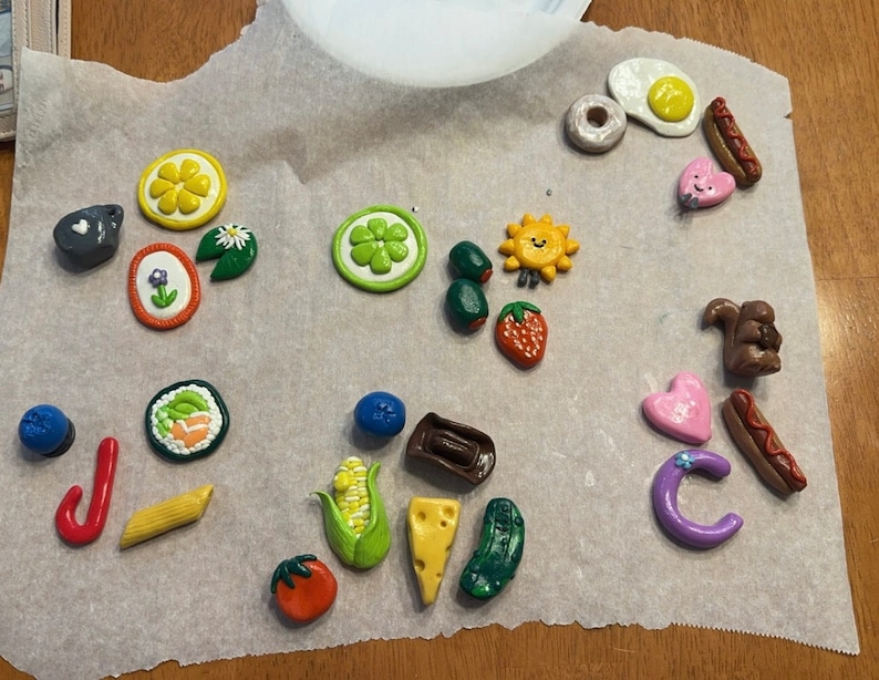 Clay Magnets - Etsy