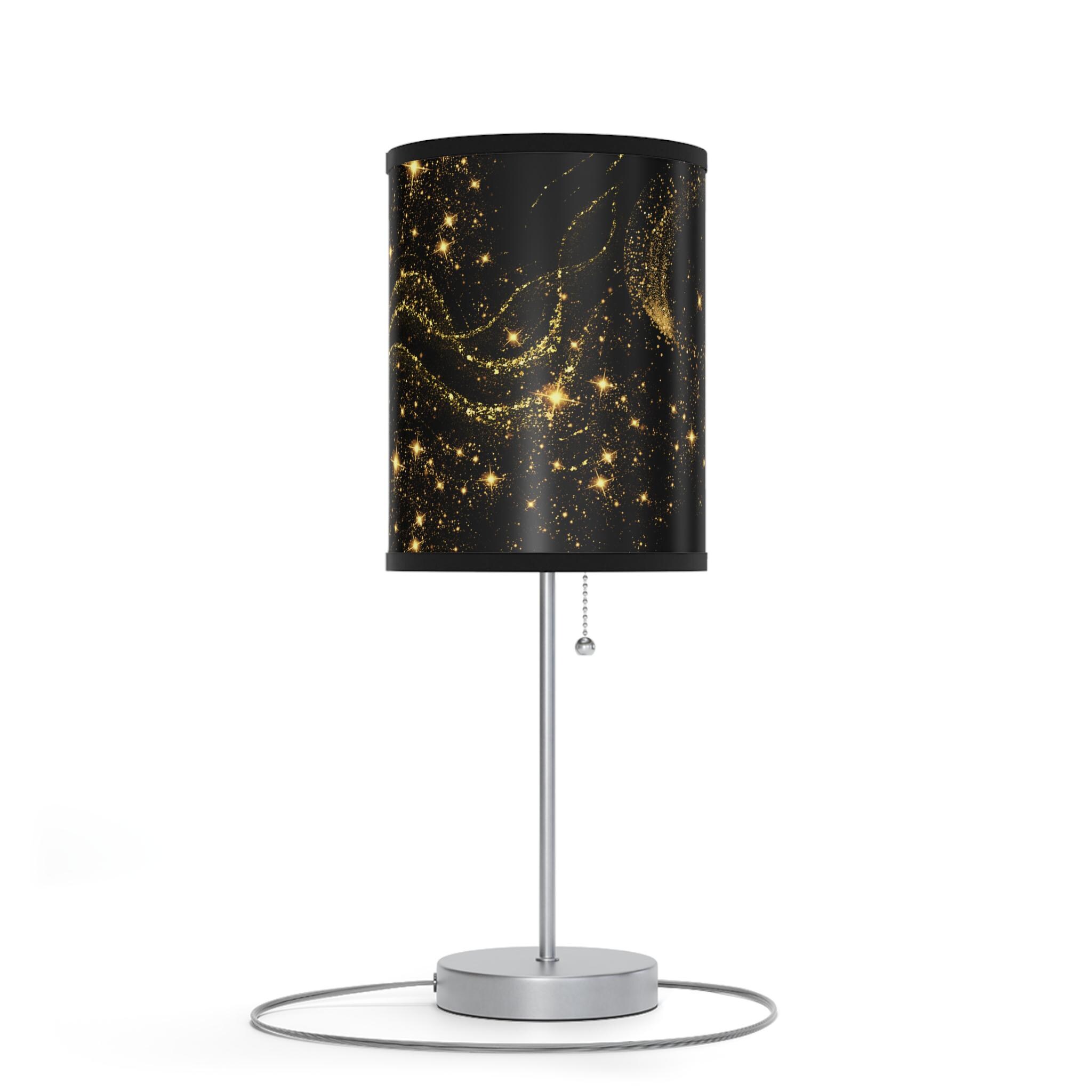 Elegant and Luxury Black Lampshade With Unique Stylish Gold Detail-chic ...