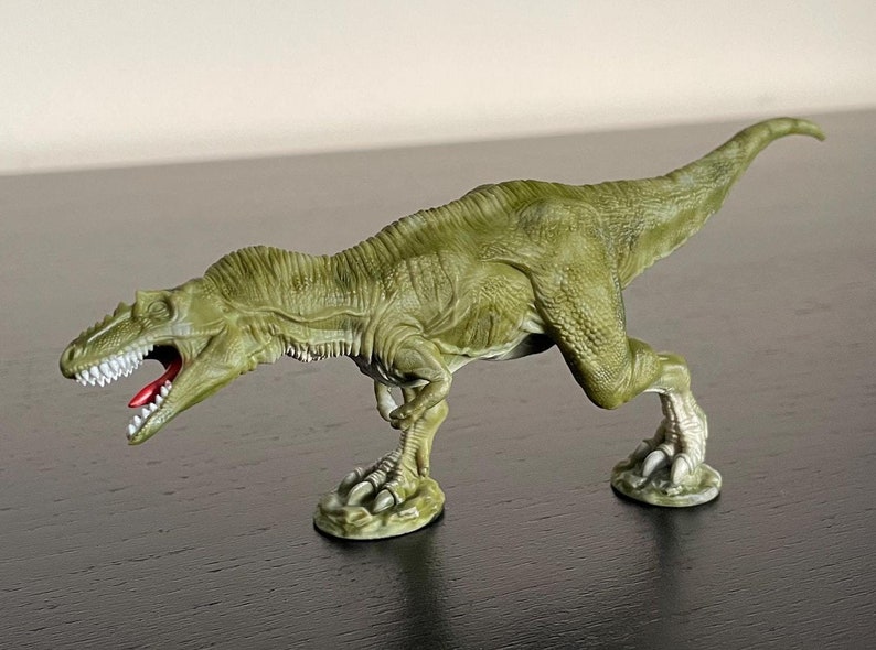 T-rex Dinosaur 3D Printed Resin Tyrannosaurus Rex Jurassic Miniature ...