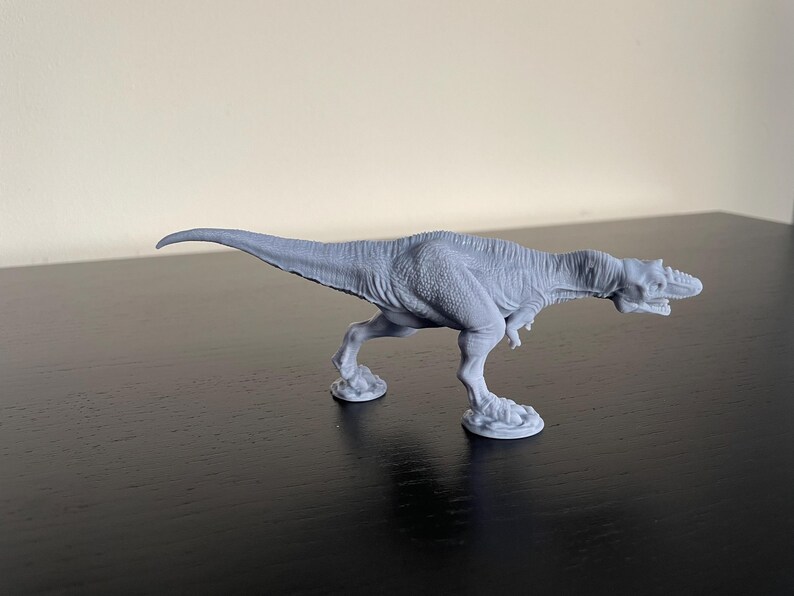 T-rex Dinosaur 3D Printed Resin Tyrannosaurus Rex Jurassic Miniature ...