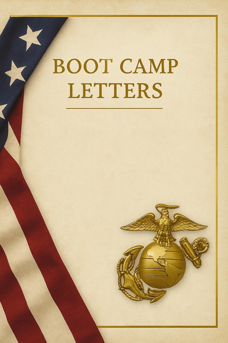 Marine Boot Camp Keepsake Binder Letter Tracker & Memory Journal for ...