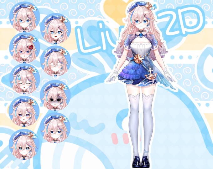 Live2d Model candy Ice Vtuber Model FULLY RIGGED Ready to Use - Etsy Canada