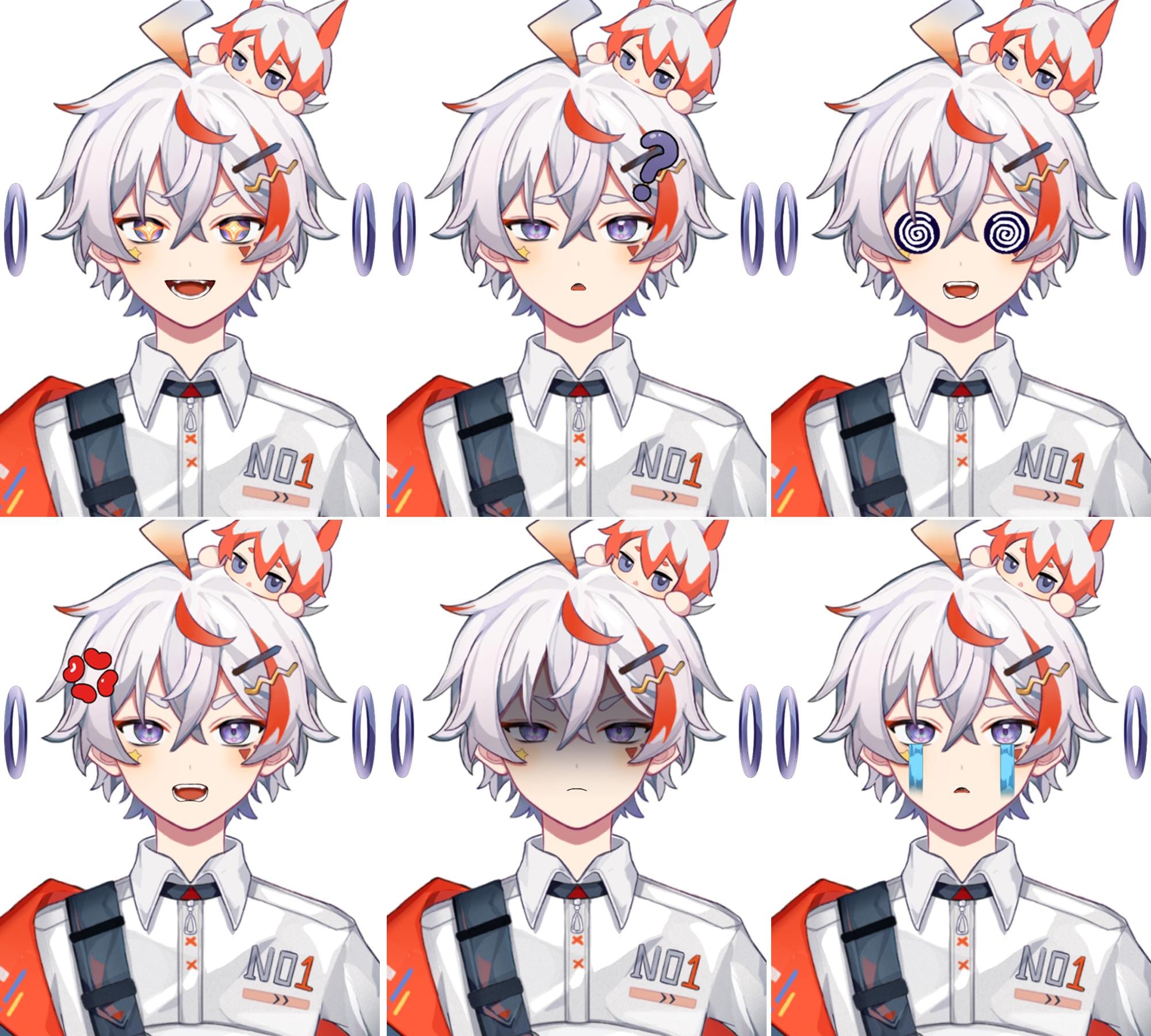 Boy Live2d Vtuber Model for Commercial Use | Premade Vtuber Model ...