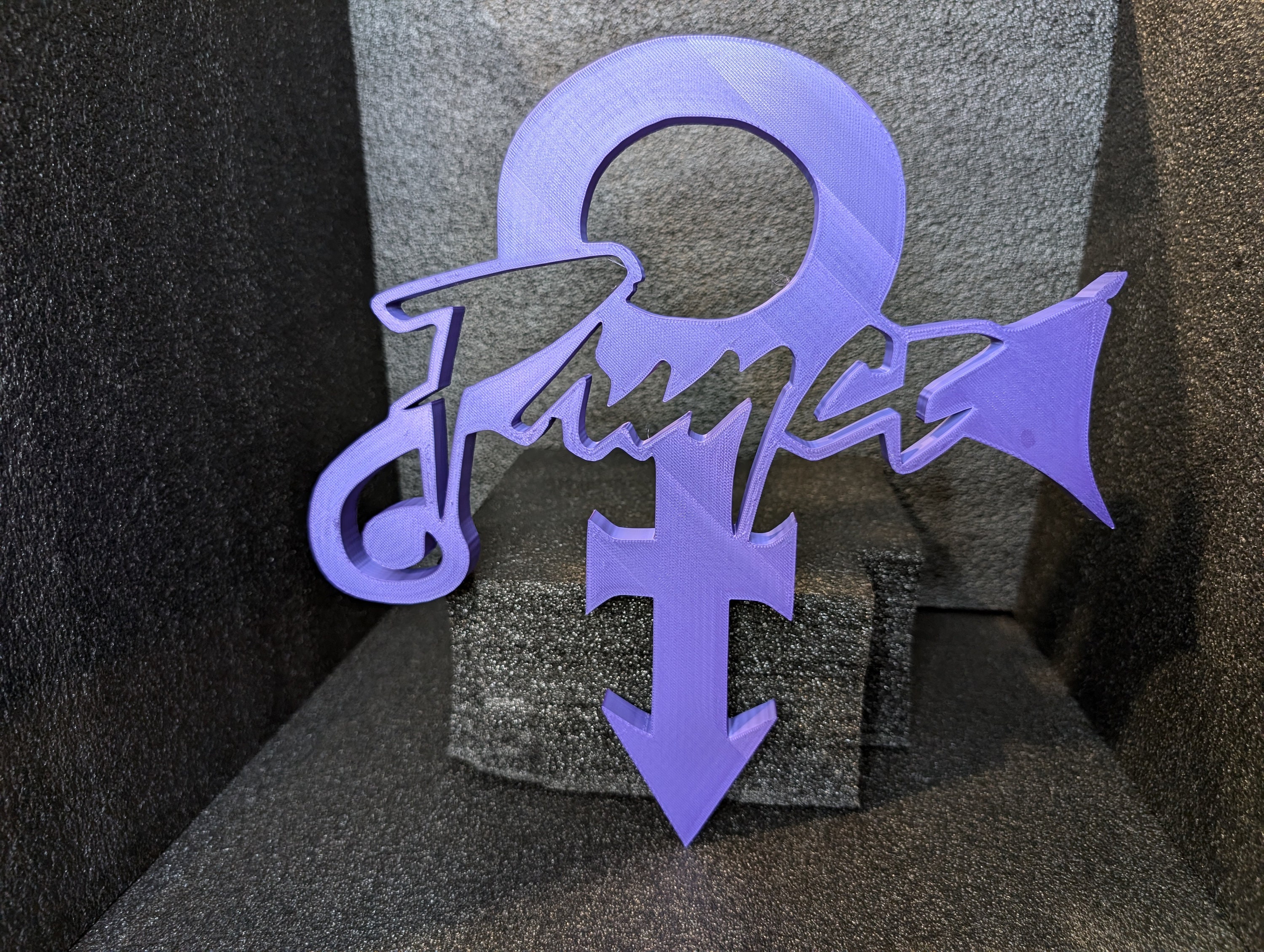 Prince Logo Symbol 3D Print (large) - Etsy