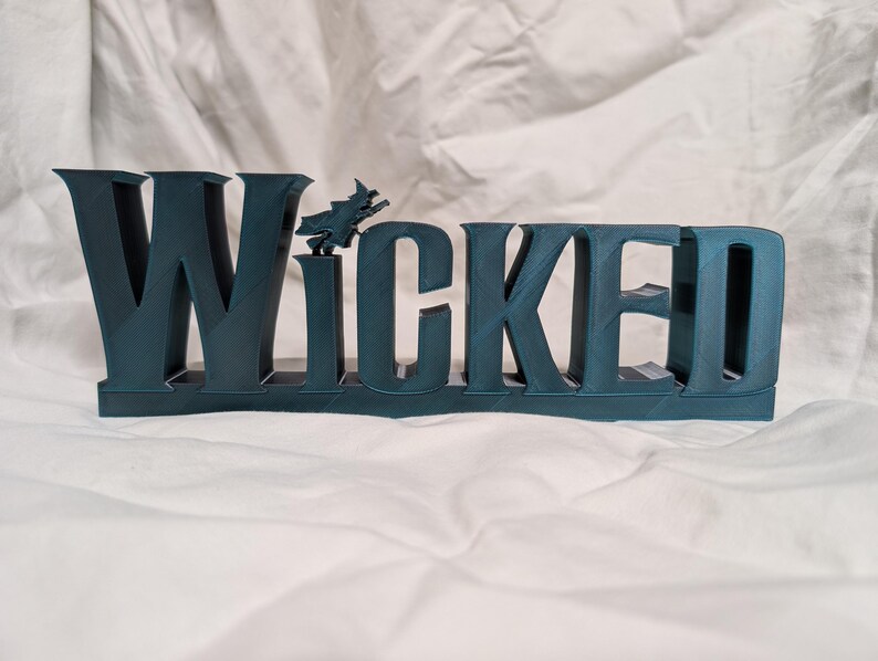 Wicked Musical Logo 3D Print (large) - Etsy