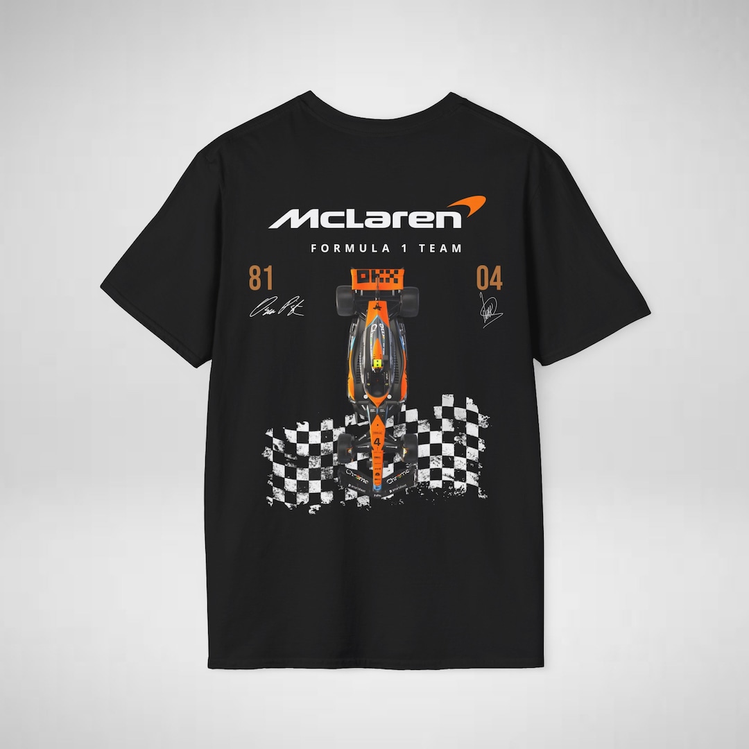 Mclaren Formula One Unisex Tshirt F1 Tee Gift of Lando Norris Oscar ...