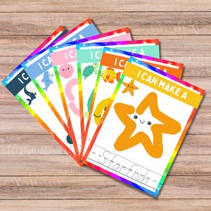 Ocean Animals Play Dough Mats Fine Motor Skills Preschool Kindergarten ...