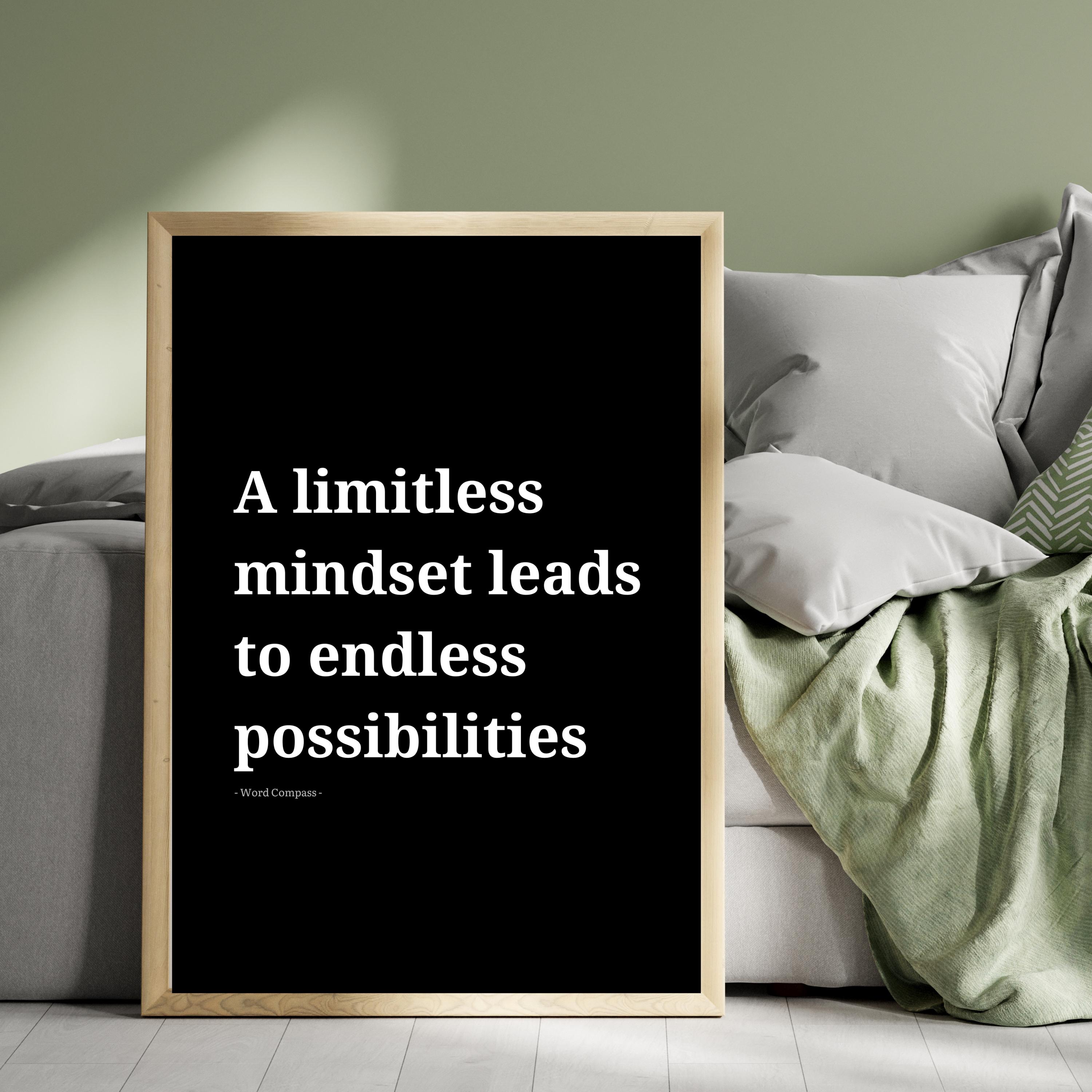 Mindset, Digital Print, Mental Health Poster, Motivational Poster ...