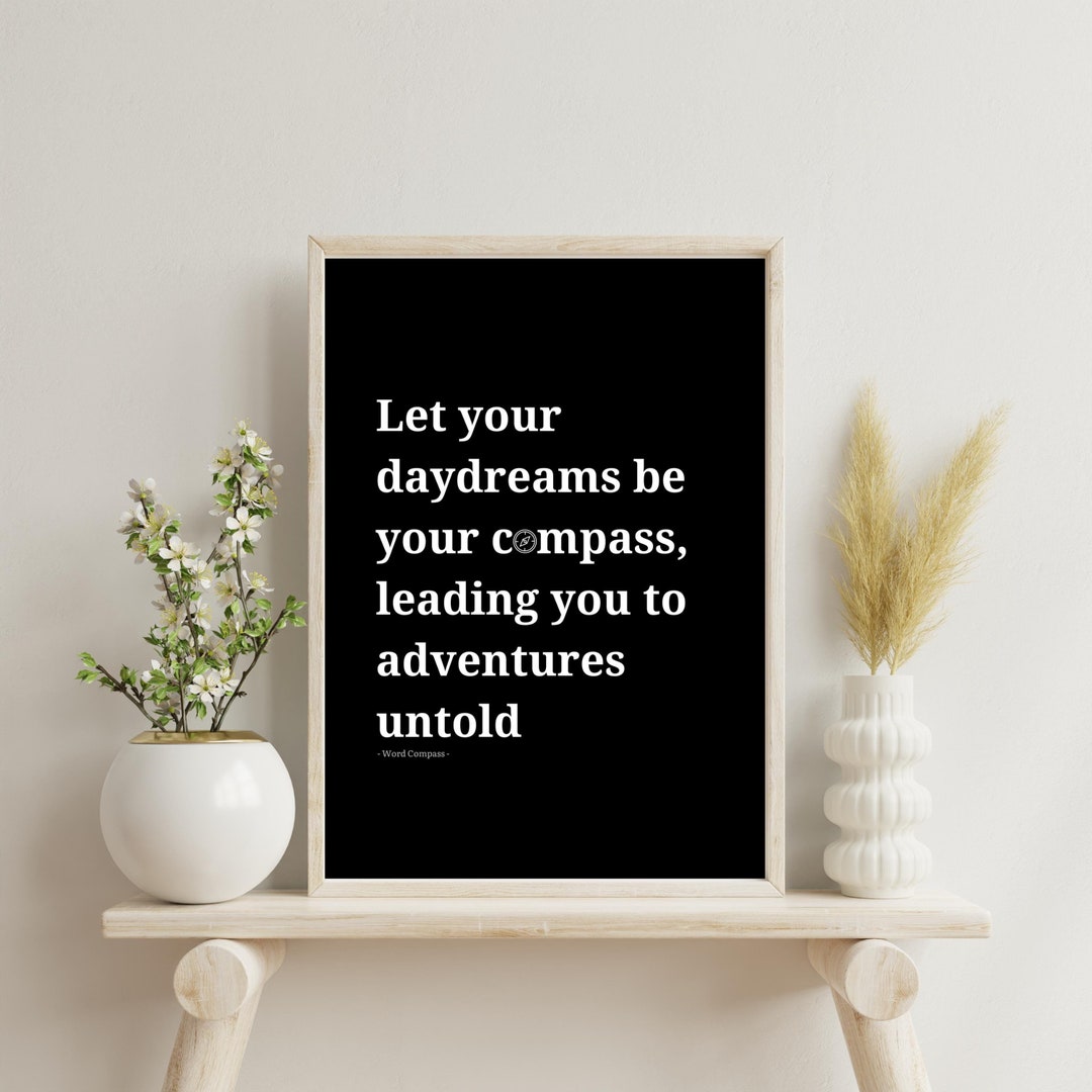 Black and White Poster, Motivational Poster, Motivational Wall Art ...