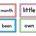 Sight Words Flash Cards for Kids Education Reading - Etsy
