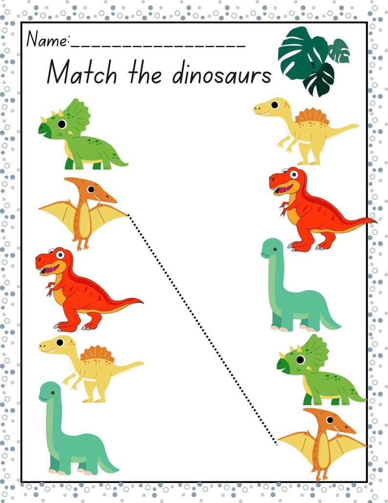 Matching Game for Kids Digital/printable - Etsy