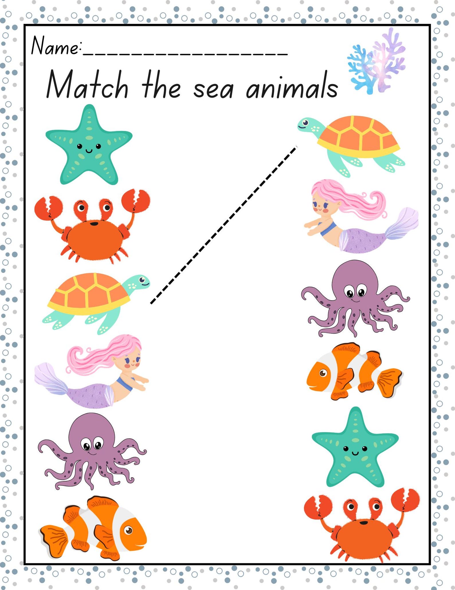 Matching Game for Kids Digital/printable - Etsy