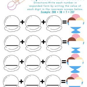 Math Worksheets for Kids 1st and 2nd Grade - Etsy