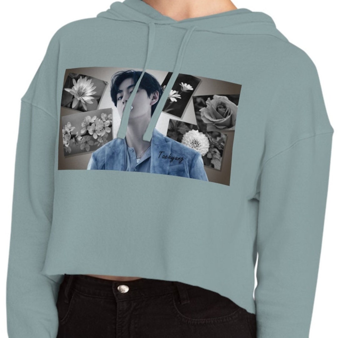 V Hoodie, BTS Hoodie, Taehyung Hoodie, Cropped BTS Hoodie, Short Hoodie ...