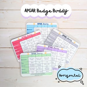APGAR Score Badge Buddy | Updated NRP Reference Card With Umbilical ...