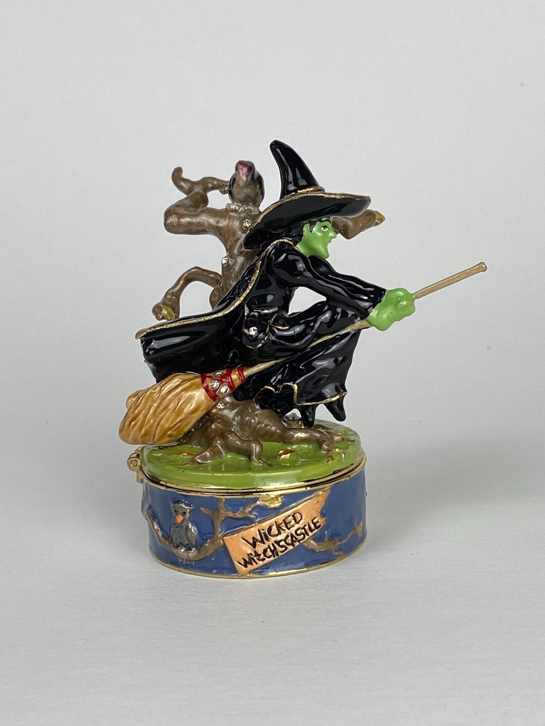 RARE Wicked Witch Trinket Box / Wizard of Oz Elphaba Figurine / Turner ...