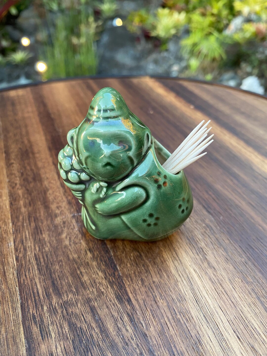 Japanese Good Luck Saru Monkey Toothpick Holder Zodiac Oriental - Etsy