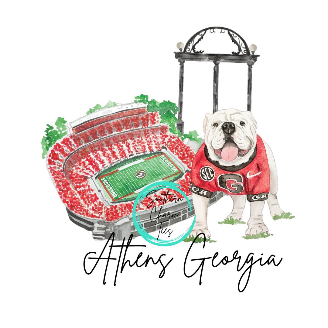 Athens Georgia Png - Etsy