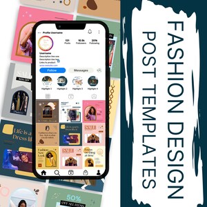 60 Editable Instagram Templates Canva Bundle Instant Download Social ...