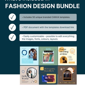 60 Editable Instagram Templates Canva Bundle Instant Download Social ...