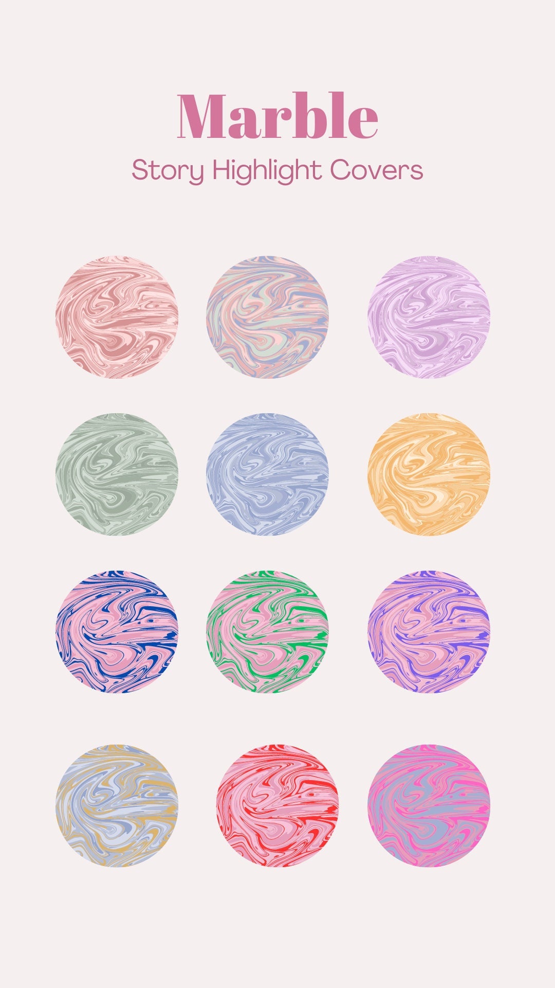 12 Festival Instagram Highlight Covers | Hippie IG Story Icons ...