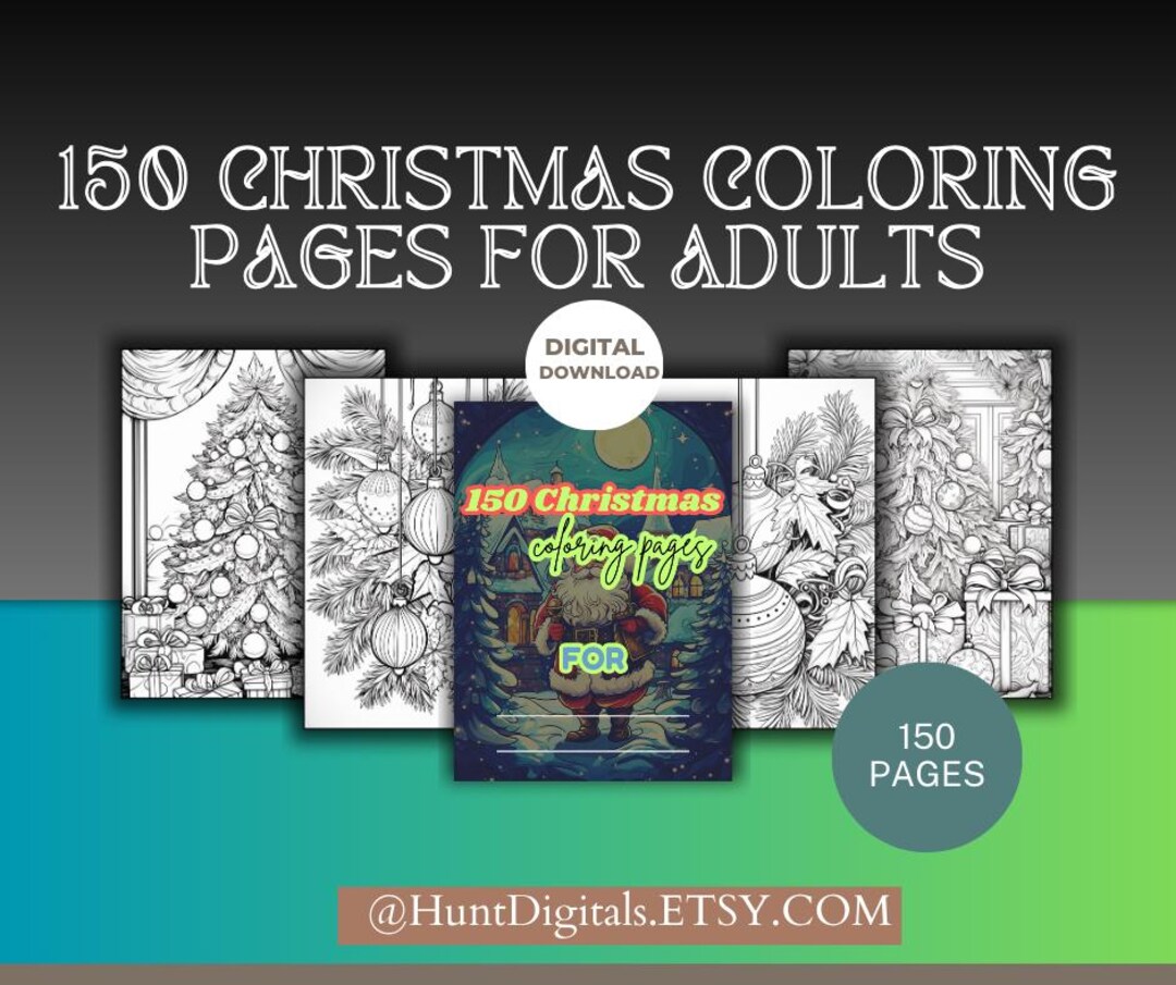 150 Christmas Coloring Pages Printable Coloring Practice Christmas ...