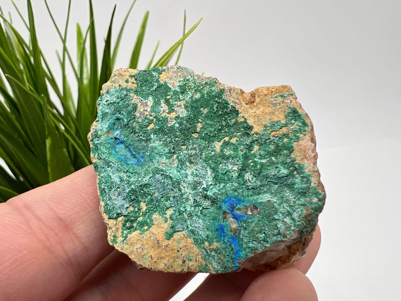 Green Malachite on Matrix, Moroccan Mineral Specimen - Etsy