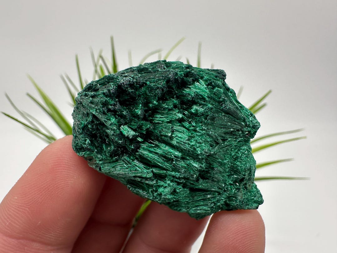 Green Malachite on Matrix, Moroccan Mineral Specimen - Etsy