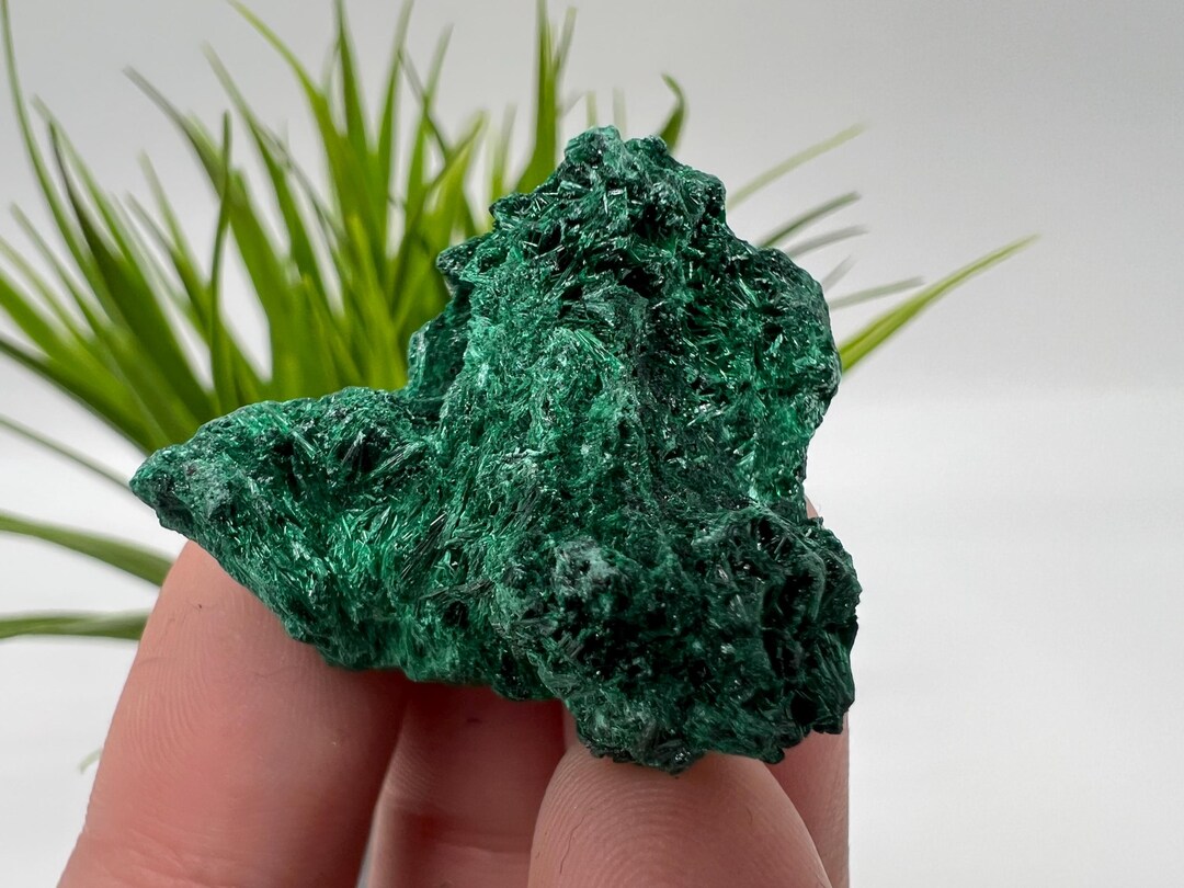 Moroccan Green Malachite on Matrix, Mineral Specimen - Etsy
