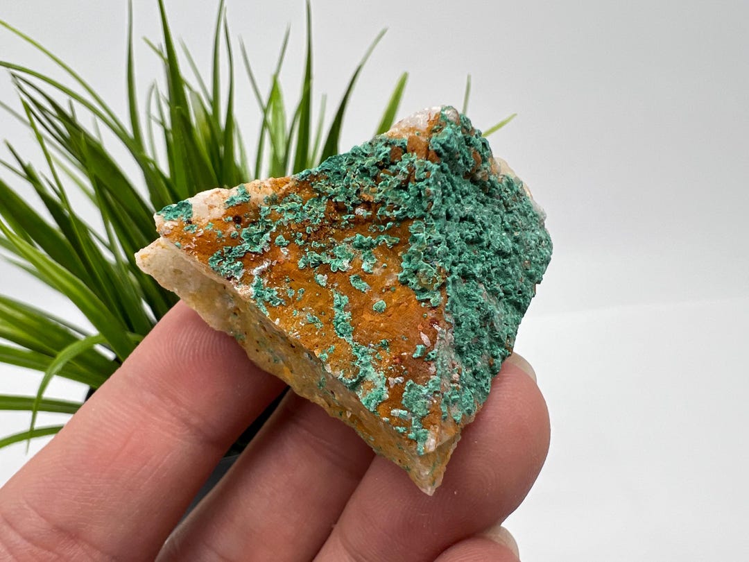 Green Malachite on Matrix, Moroccan Mineral Specimen - Etsy