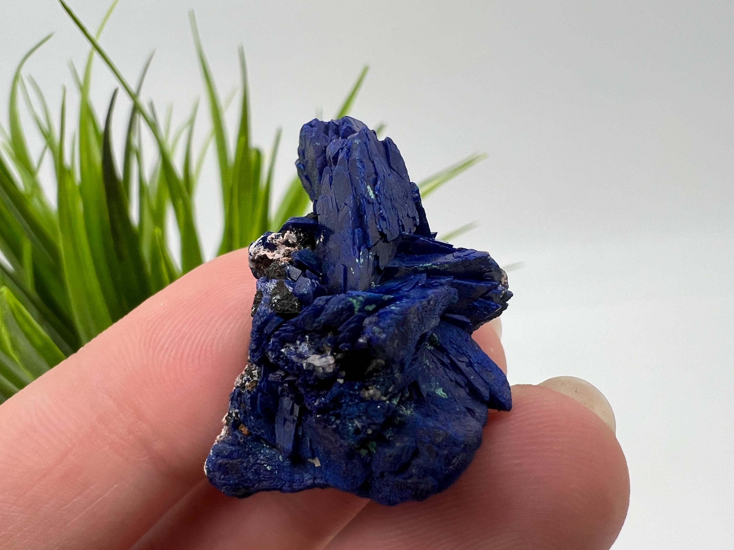 Crystallized Azurite-kerrouchen,morocco-blue Azurite Specimen-high ...