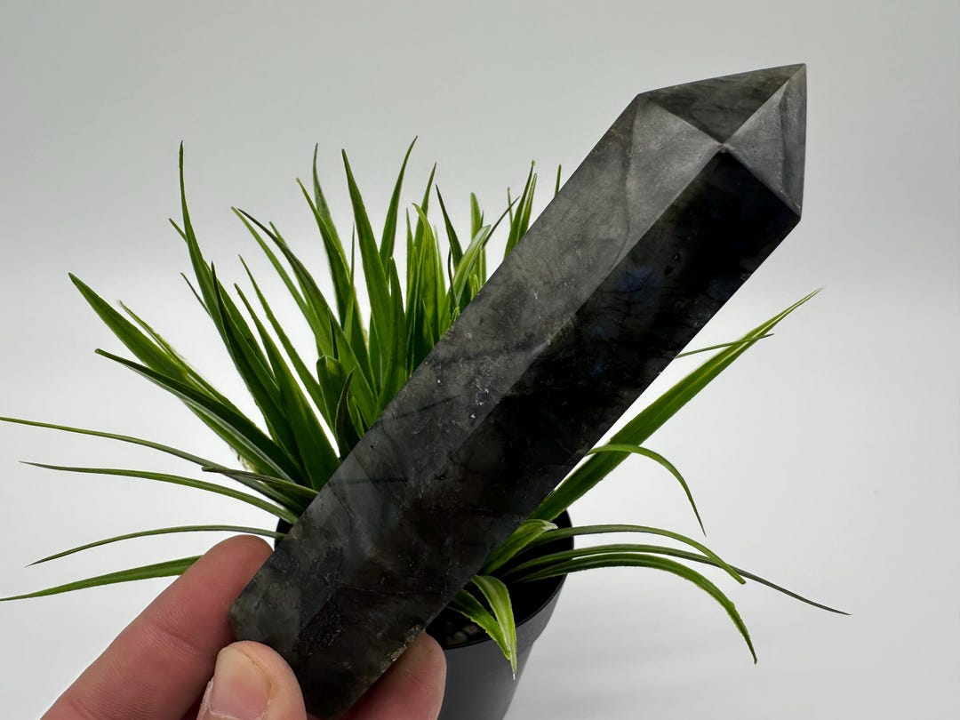 One(1)labradorite Tower Point-natural Gemstone Tower-crystal Obelisk ...