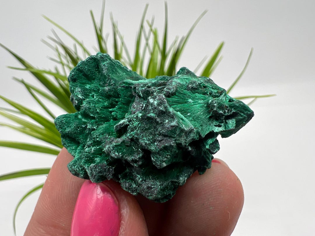 Raw Malachite Crystal Specimen, Congo Minerals, Chakra Stone - Etsy