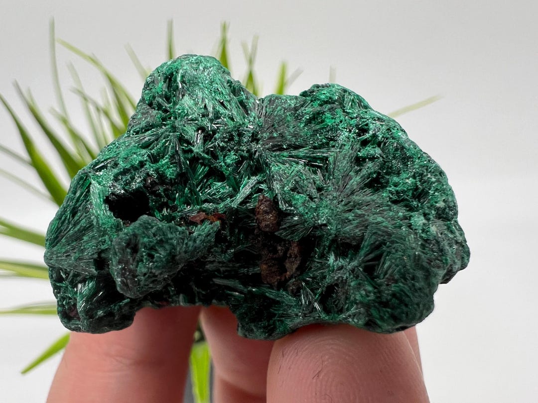 Green Malachite on Matrix, Moroccan Mineral Specimen - Etsy