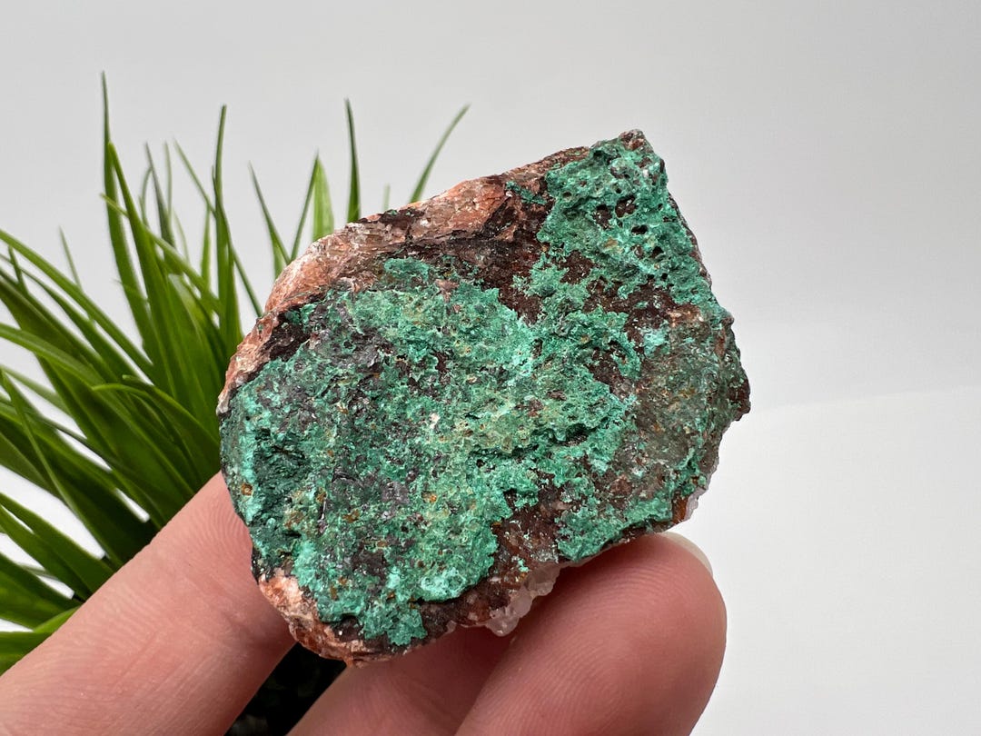 Green Malachite on Matrix, Moroccan Mineral Specimen - Etsy