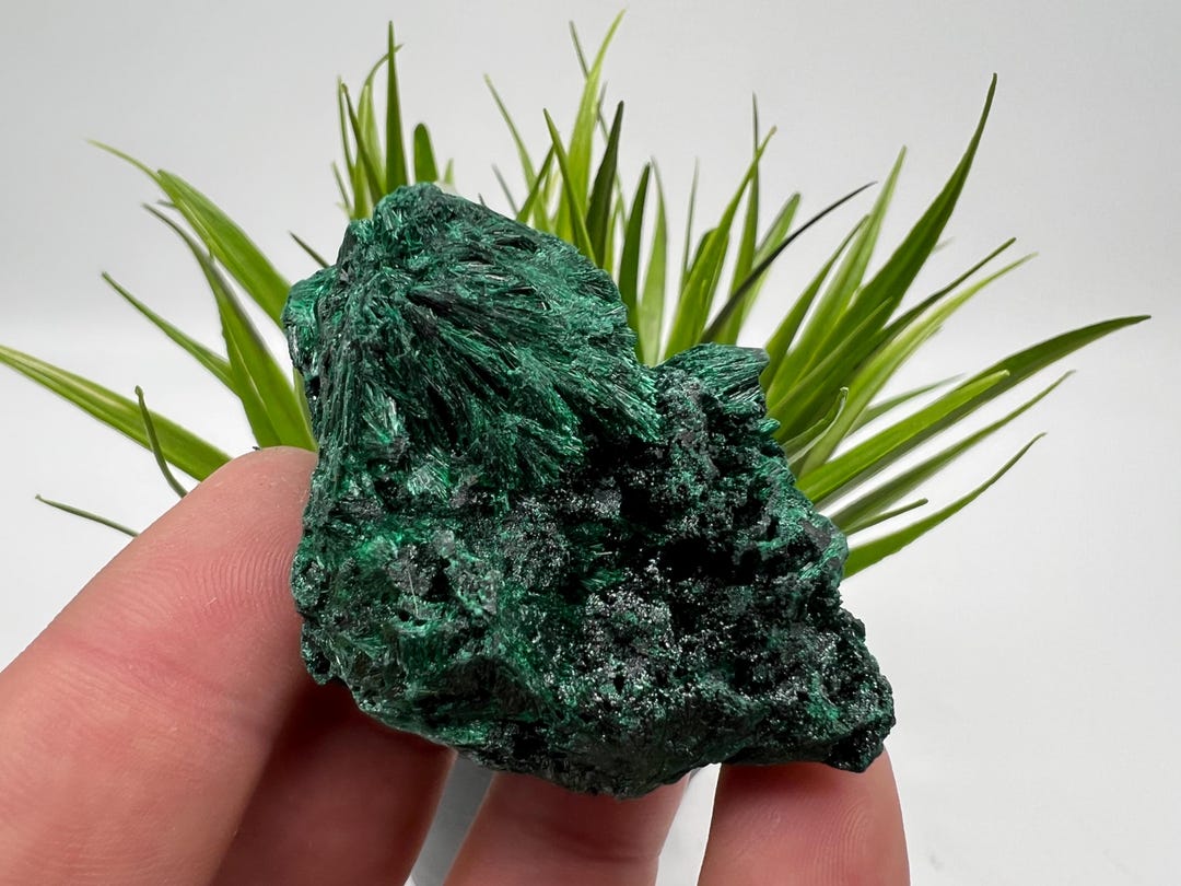 Green Malachite on Matrix, Moroccan Mineral Specimen - Etsy
