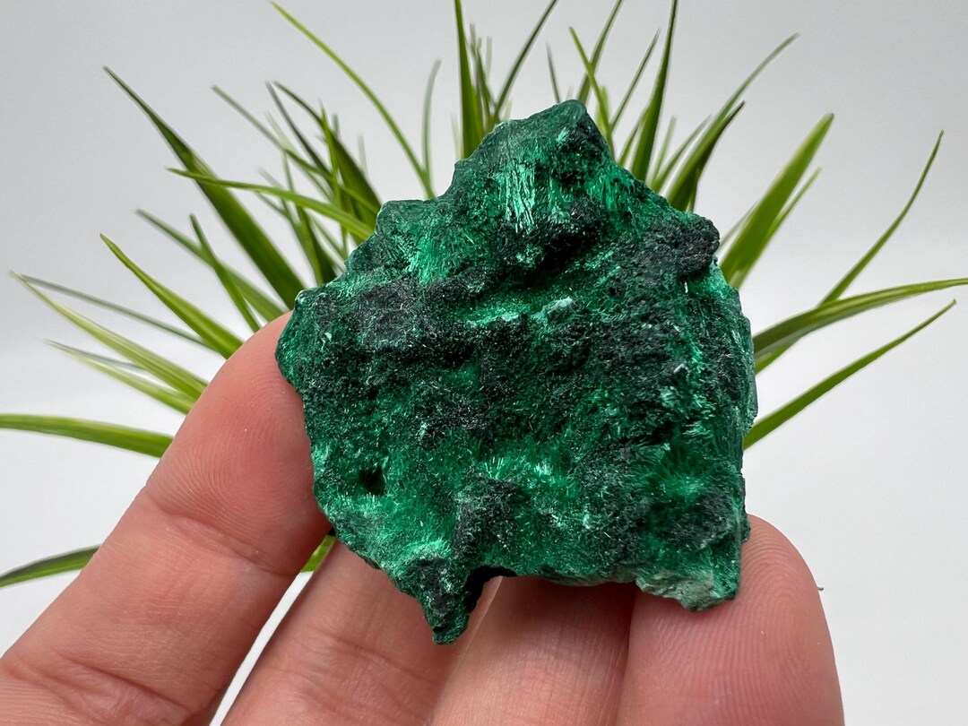Green Malachite on Matrix: Moroccan Mineral Specimen, 26 Grams - Etsy